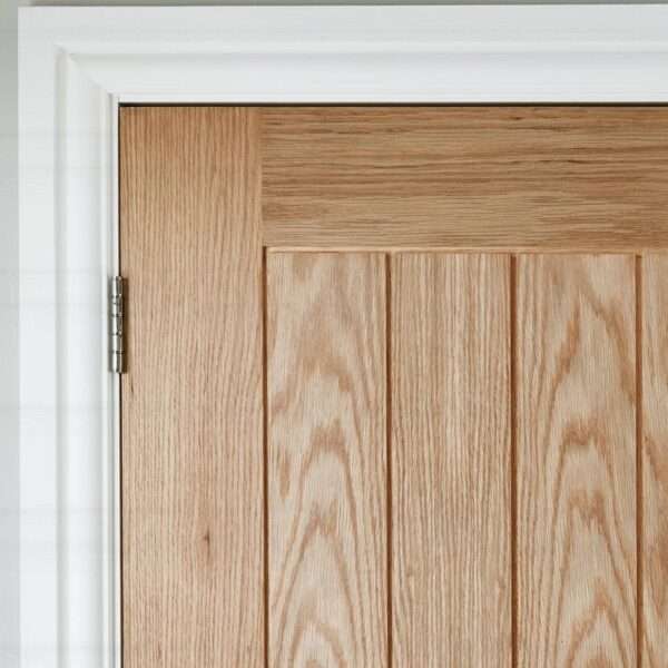 Holdenby Oak FD30 Fire Door By Howdens – Grafton Carpentry